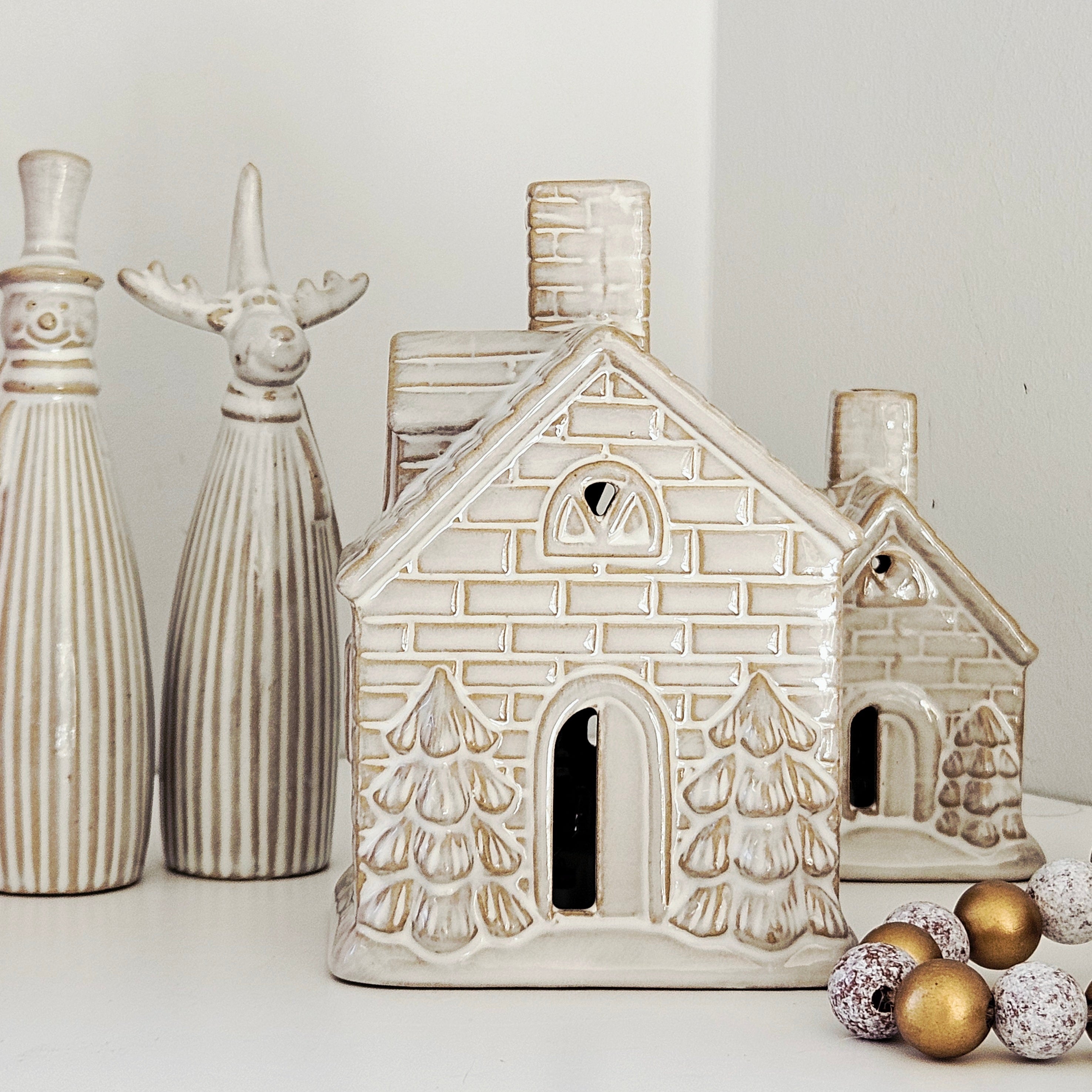 Reactive Glaze LED House Large – Sweet Decor